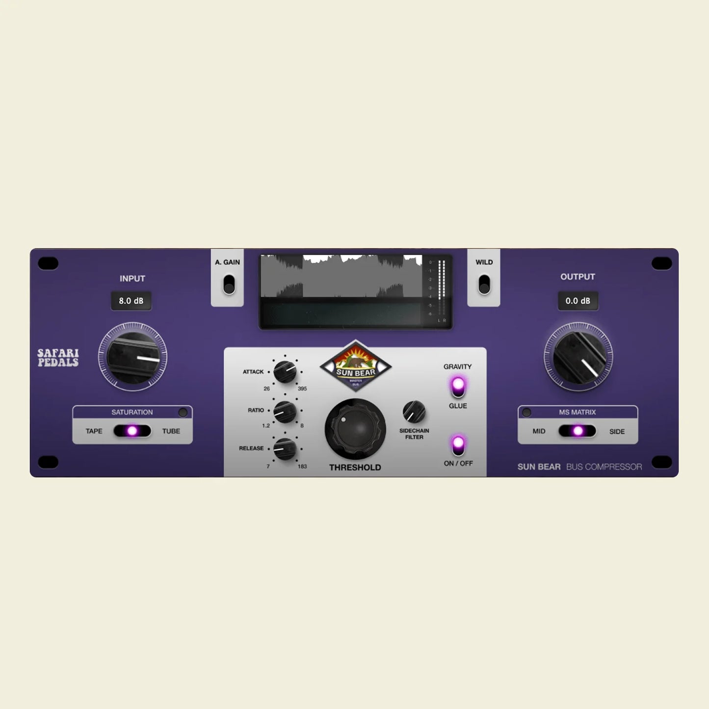 Sun Bear - Mastering Grade bus compressor – hiroaudio.com